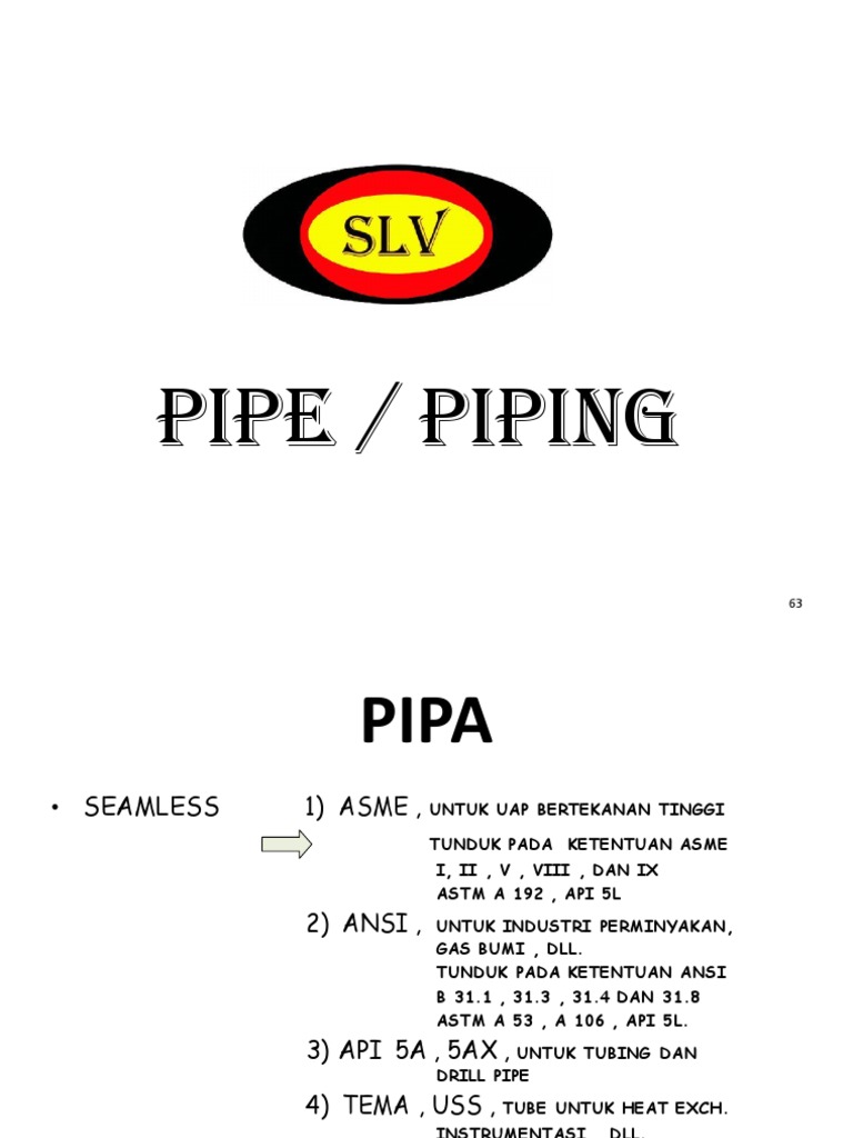 Pipa dan Sistem Pipa | PDF