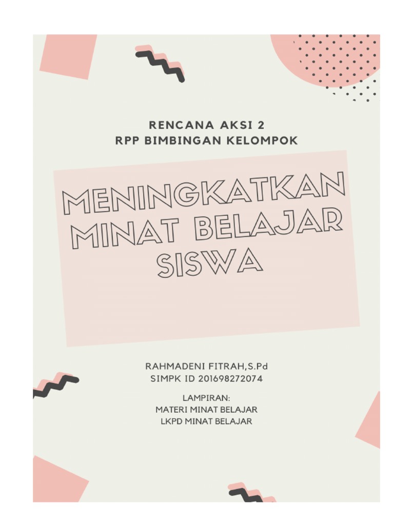 RPL BKP Minat Belajar Ok | PDF | Karier & Perkembangan | Seni