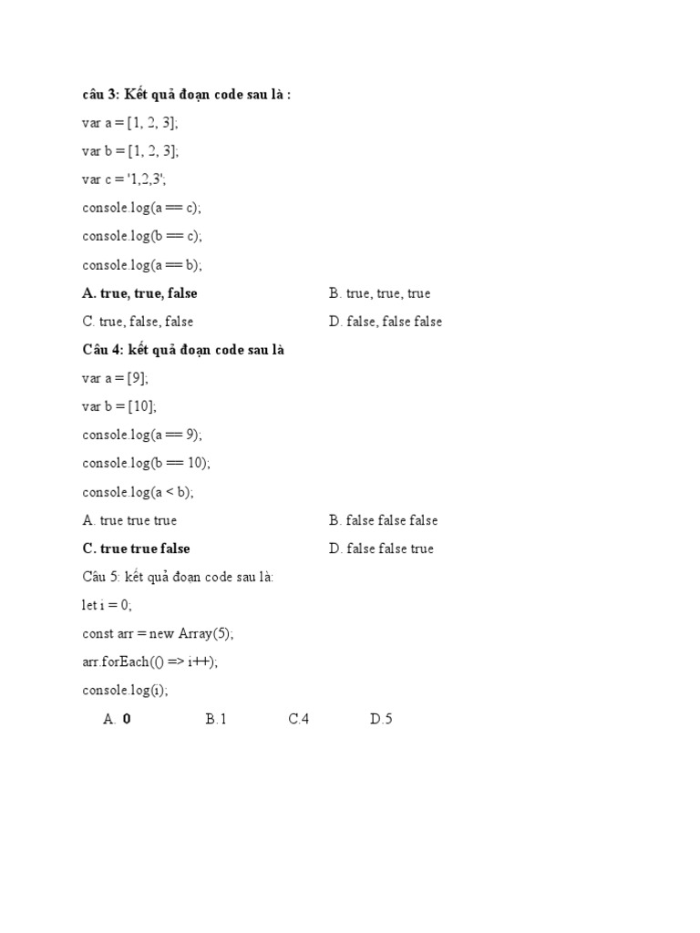CSLT Trac Nghiemcode | PDF