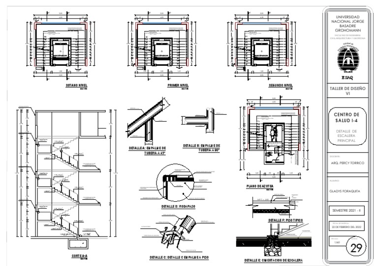 Detalle de Escalera Principal | PDF