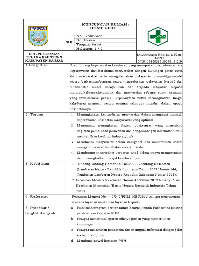 Sop PHN | PDF | Kesehatan Holistik