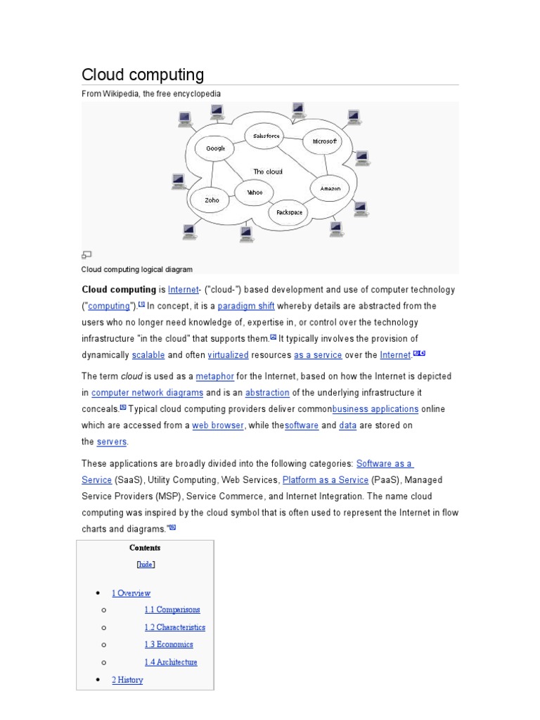 Cloud Computing | PDF | Software As A Service | Cloud Computing