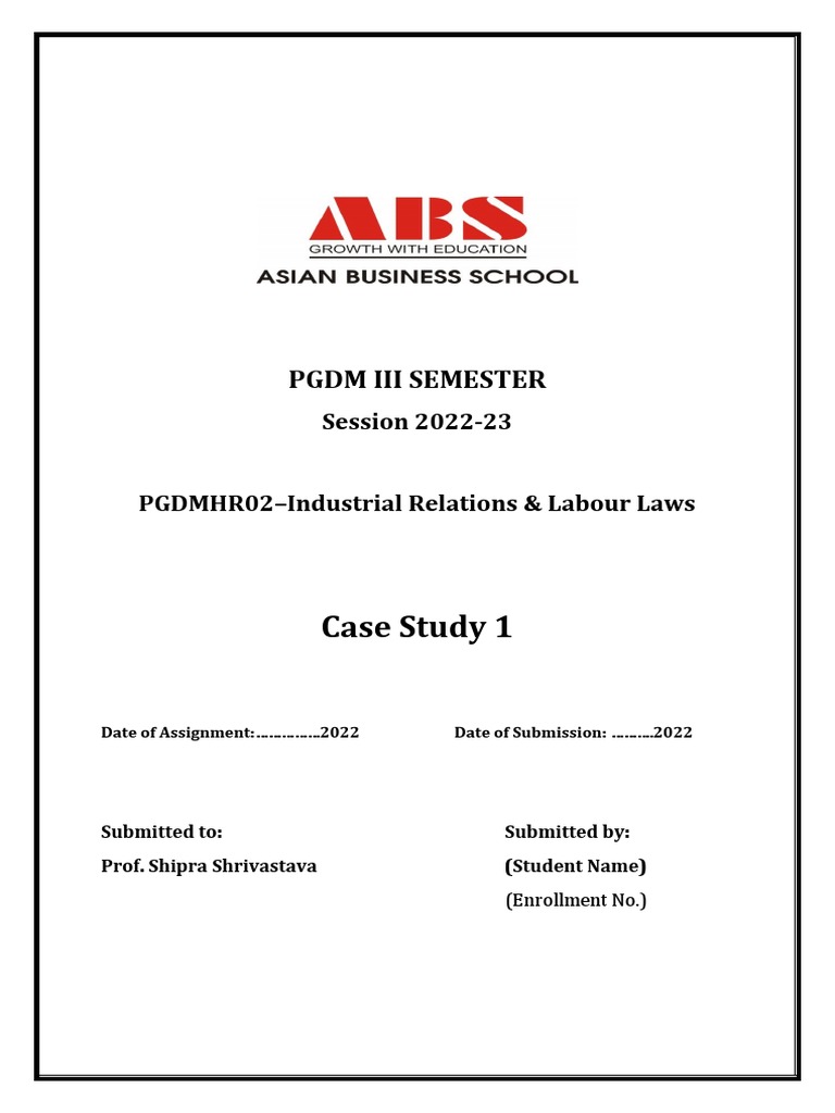 Case Study Front Page For Students | PDF | Art | Computers