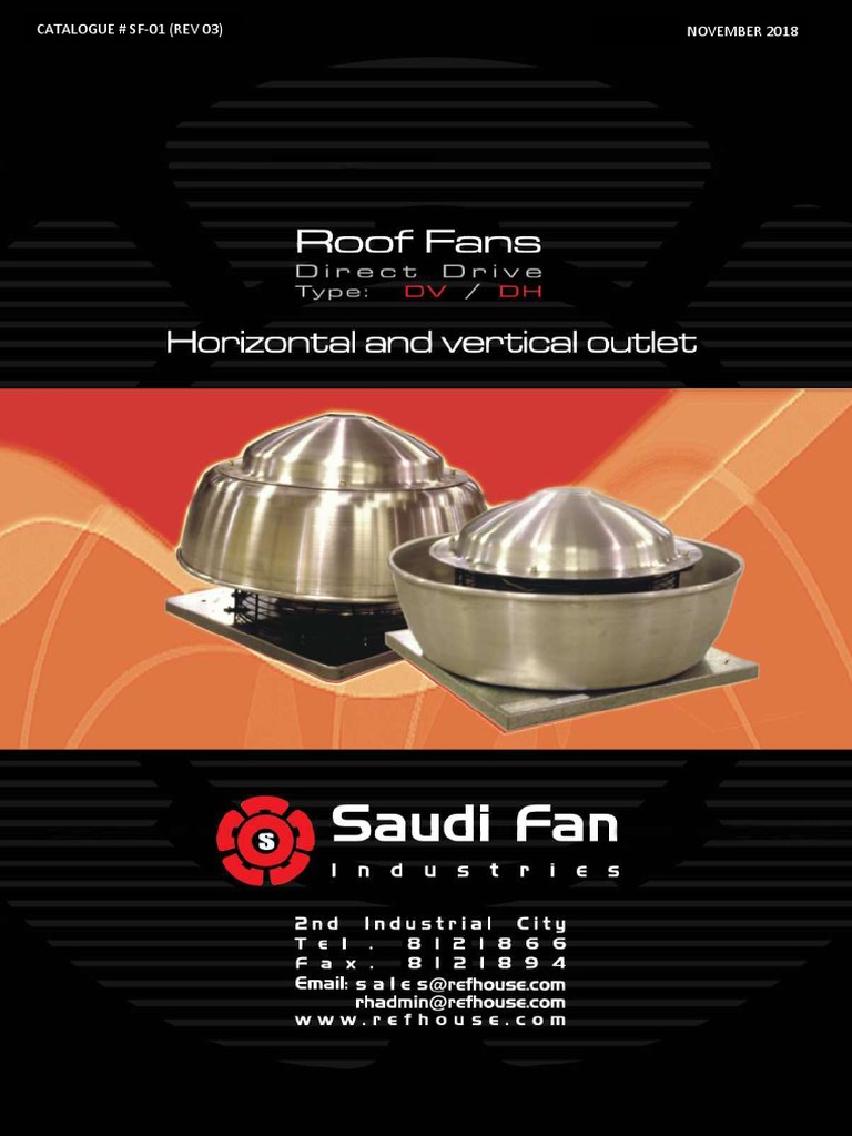 Saudi Exhaust Fan | PDF | Electric Motor | Duct (Flow)