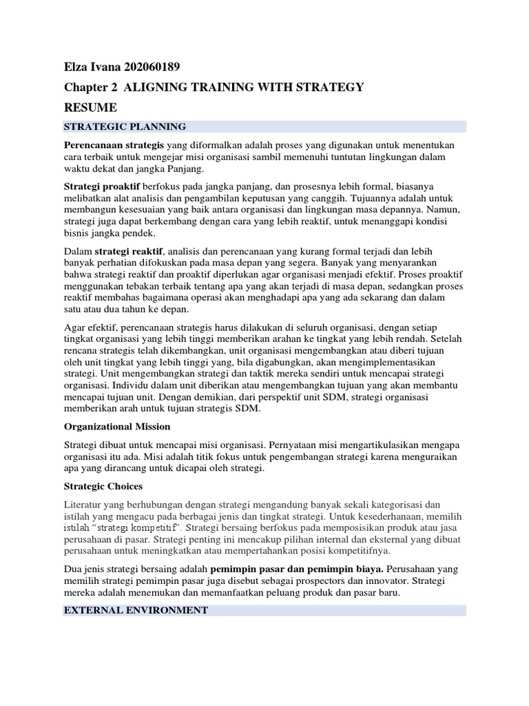 TGS - INDIVIDU - Elza Ivana - 202060189 - TSM - CHAPTER02 - 2022 | PDF