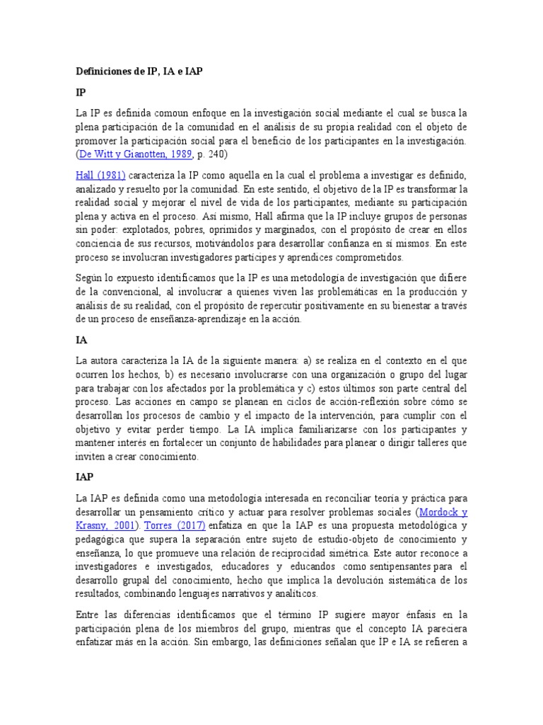 Definiciones de IP IA IAP | PDF | Inteligencia artificial ...