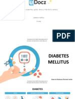 Triada de La Diabetes | PDF | Diabetes | Medicina CLINICA