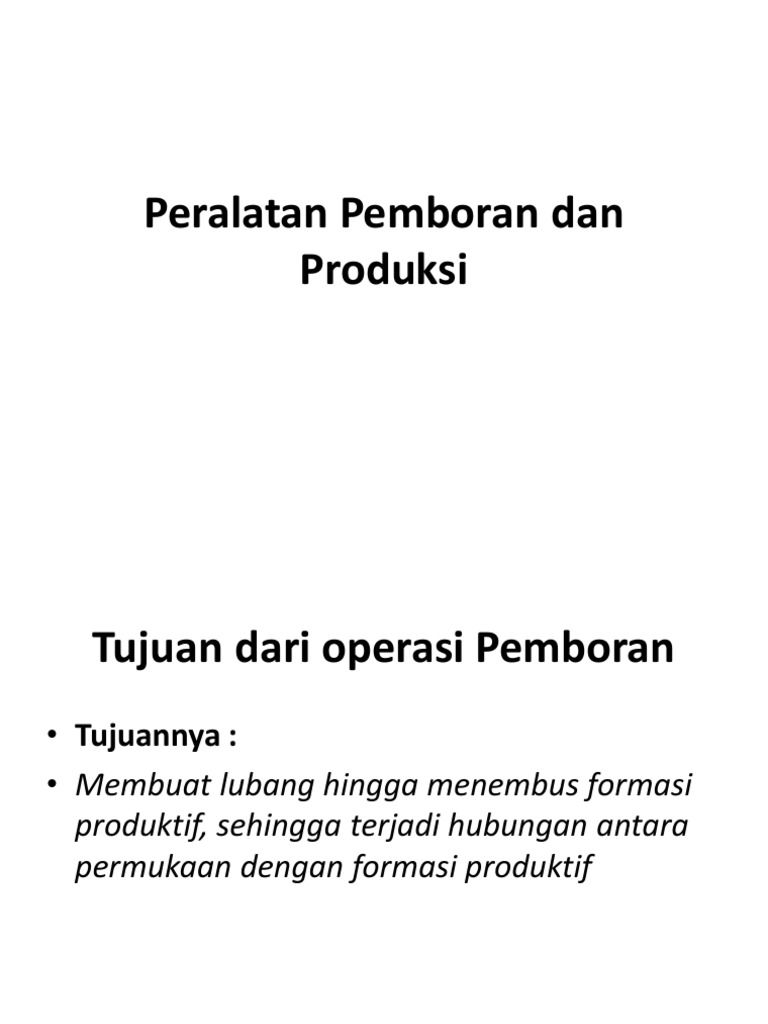 Lima Sistem Pemboran dan Fungsinya | PDF | Griya & Taman | Teknologi ...