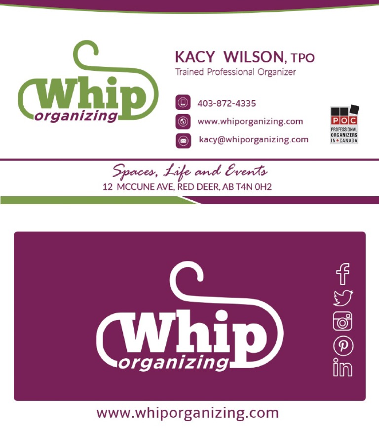 WhipOrganizing-BizCard (FINAL) | PDF