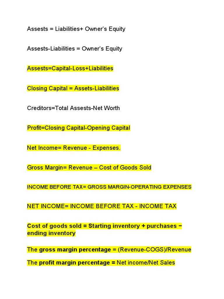 Accounting concepts and financial statements explained | PDF | Equity (Finance) | Investing