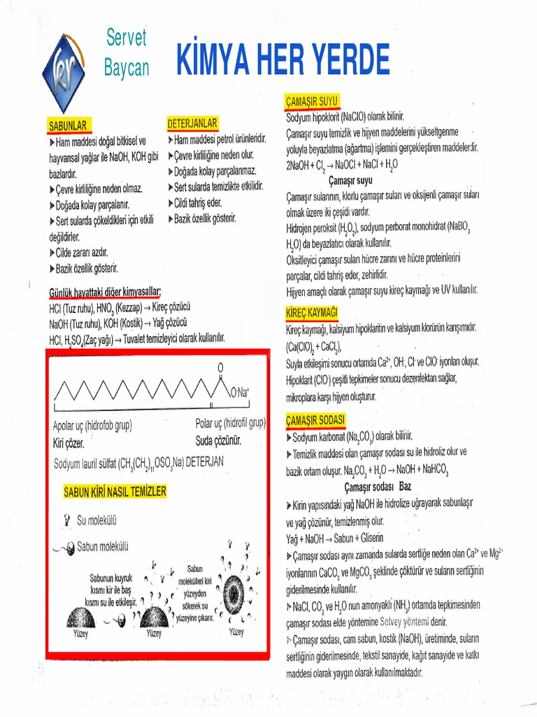 Kimya Her Yerde Sunusu | PDF