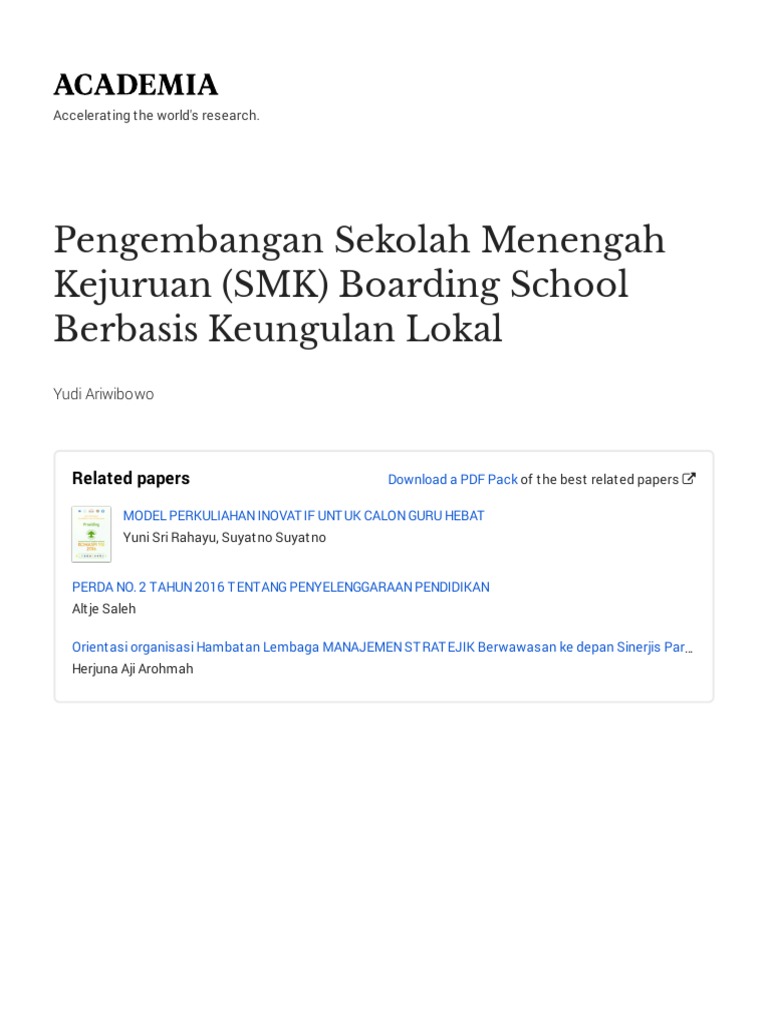 SMK Boarding School With Cover Page v2 | PDF