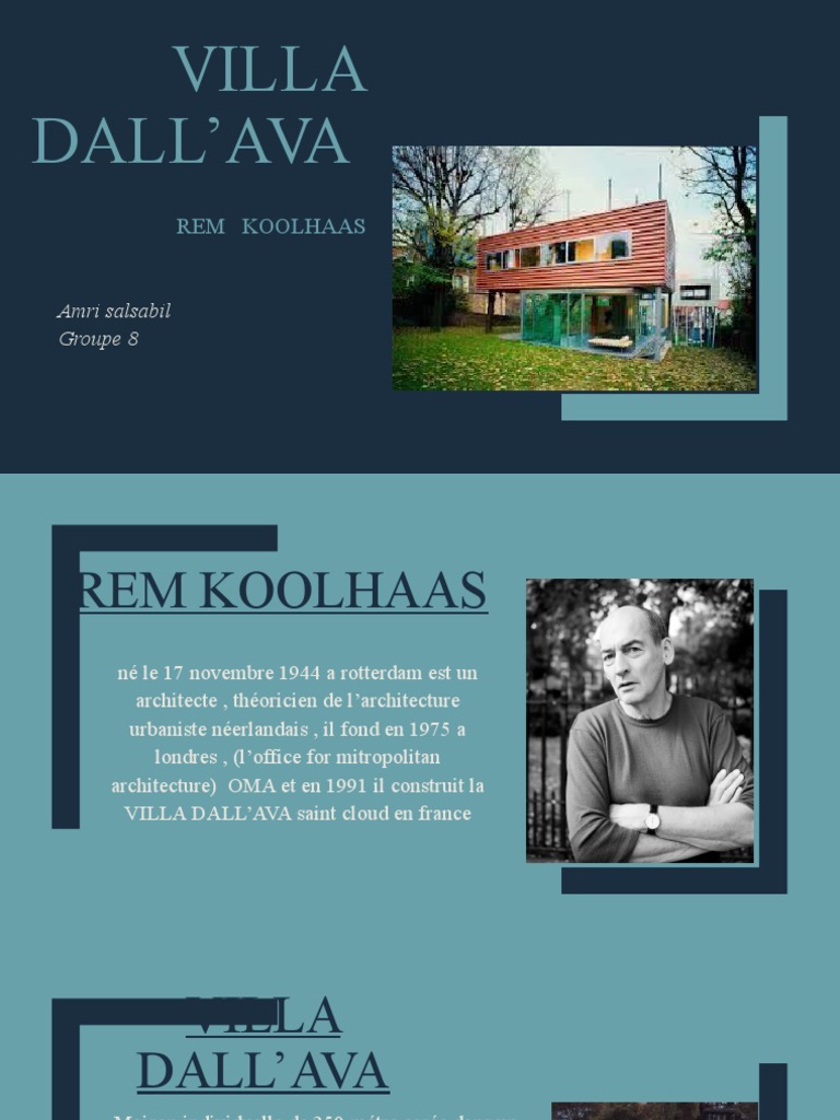 Villa Dall'ava | PDF | Conception architecturale | Architecture