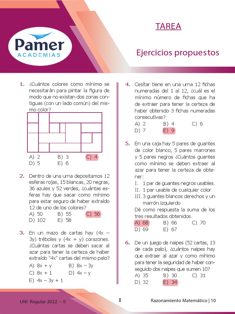 Problemas de Combinatoria y Probabilidad | PDF