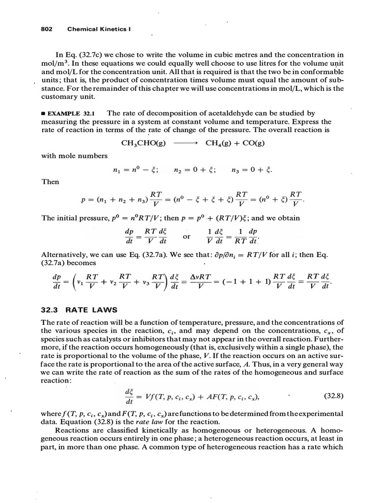 Physical - Chemistry - 3th - Castellan 801 860 32 35 | PDF | Reaction ...