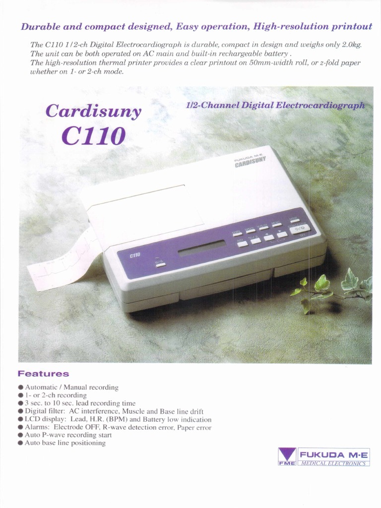 FUKUDA C110 Ecat | PDF