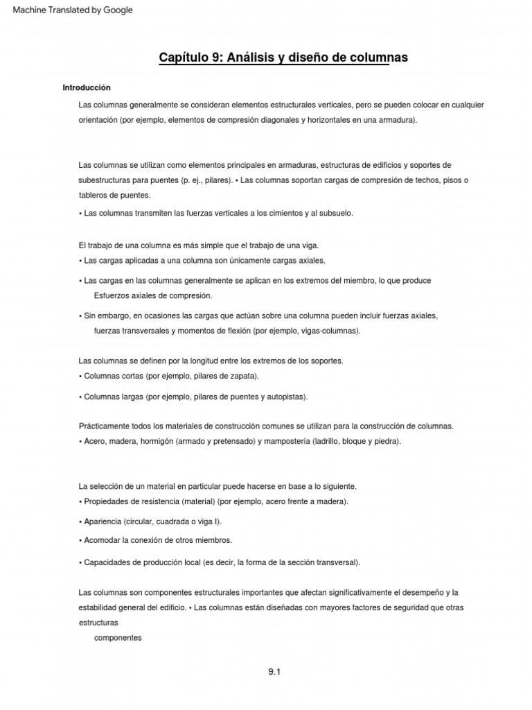 Overvew Column Analysis | PDF | Pandeo | Puente