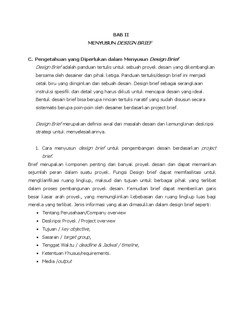 Desain Brief | PDF