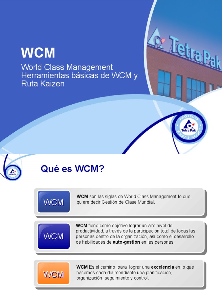 CURSO WCM (Herramientas Básicas - Kaizen Route - 8h) | PDF | Calidad (comercial) | Indicador de ...