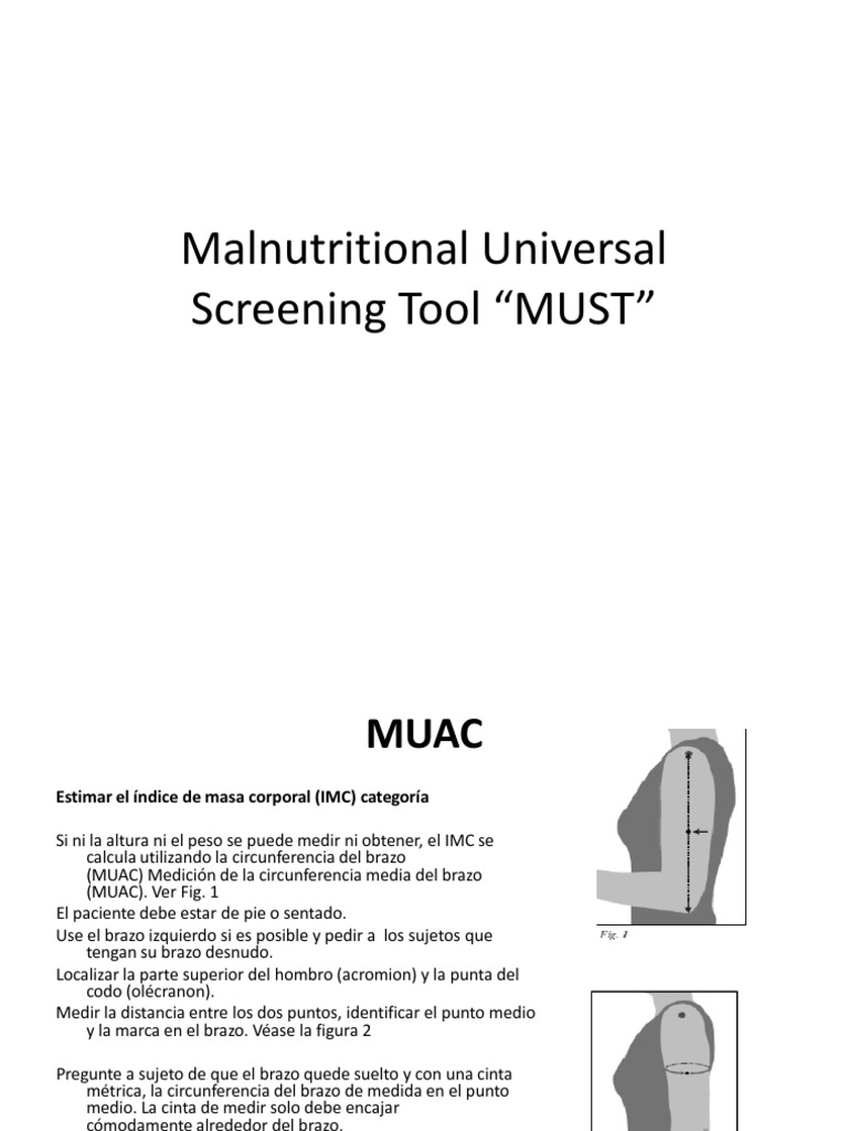 Malnutritional Universal Screening Tool | PDF