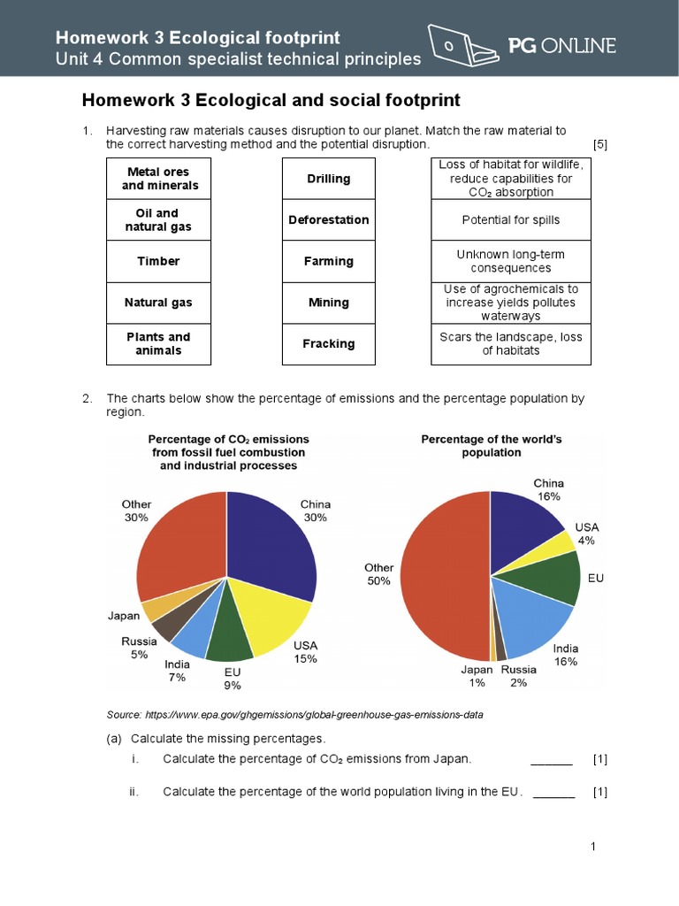 8552 Unit 4 Homework 3 | Download Free PDF | Carbon Dioxide | Ecology