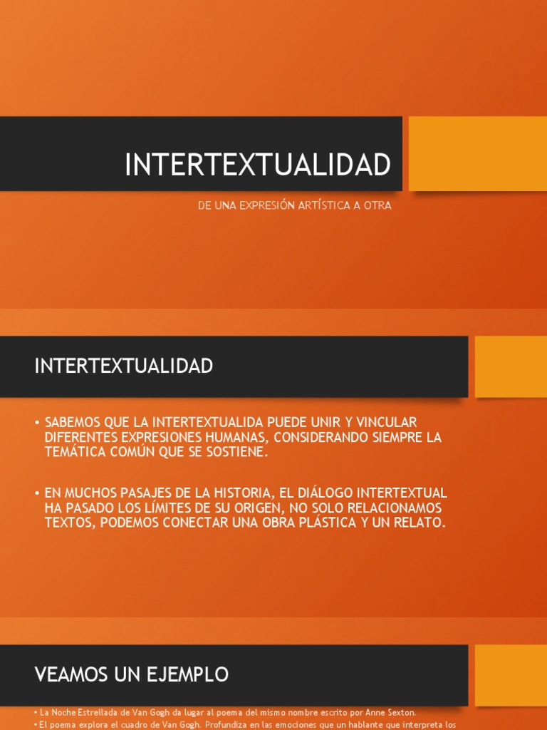 Intertextualidad 3medio - Ejercicio | PDF