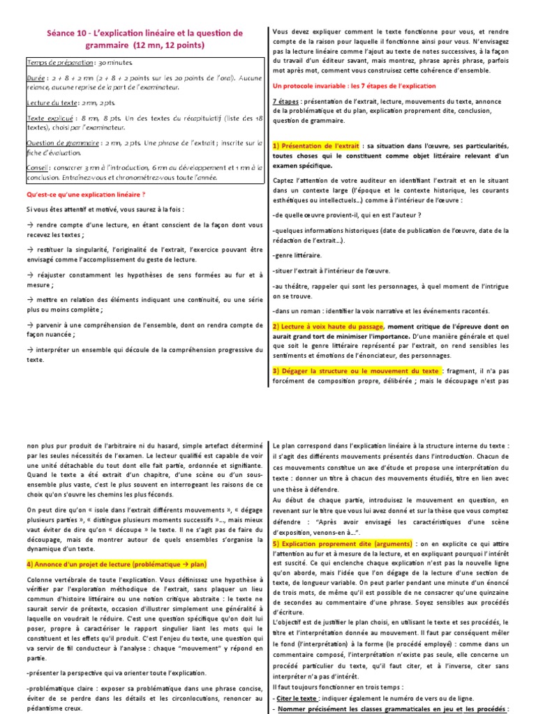Méthode de L'explication Linéaire | Descargar gratis PDF | Discours ... Méthode de L'explication Linéaire | Descargar gratis PDF | Discours ...