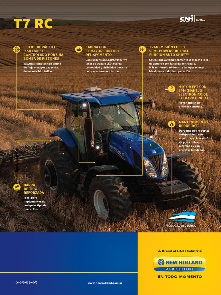 Spec T7 RC New | PDF | Bomba | Vehículos terrestres