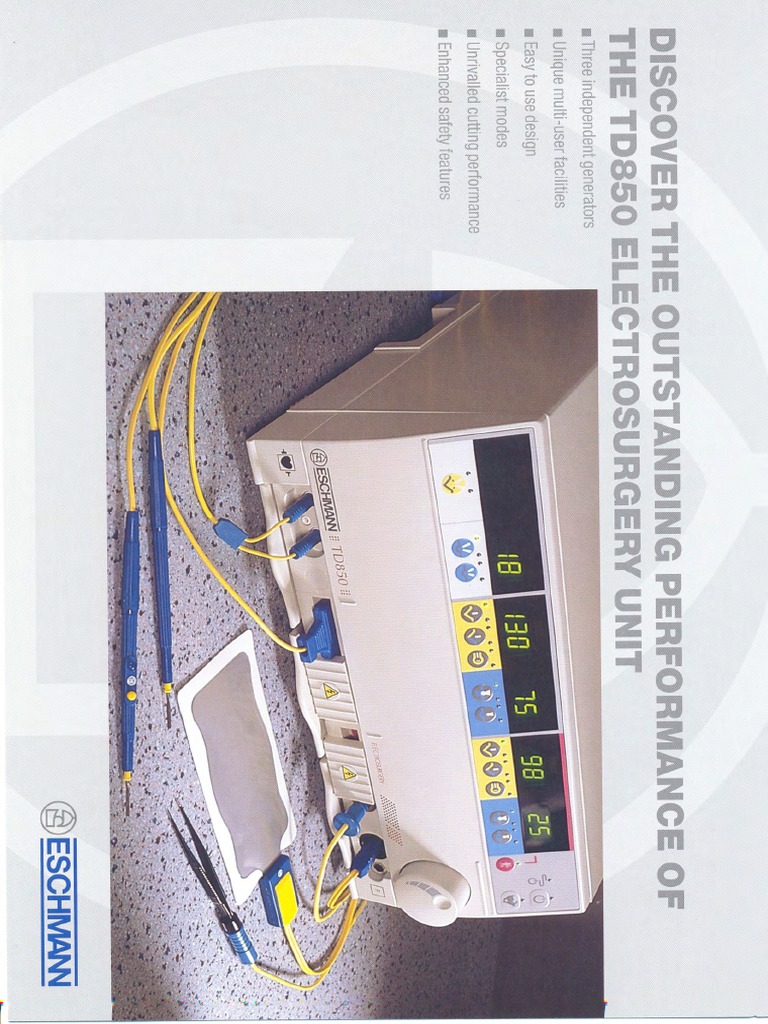 Eschmann TD 850 Brochure | PDF
