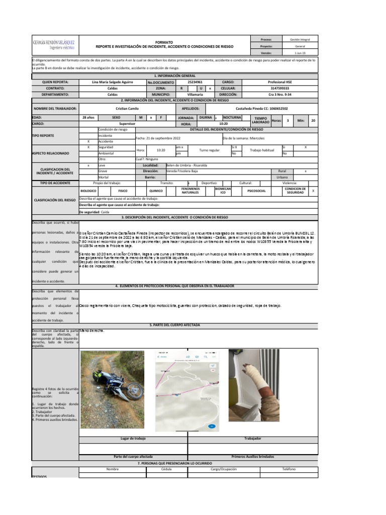 Reporte Interno de At-It-Cr Cristian Camilo Castañeda | PDF