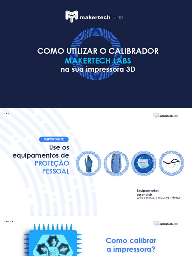 E-Book Calibrador Impressora 3D Makertech Labs - Suporte Tecnico | PDF | Impressão 3D | Informática