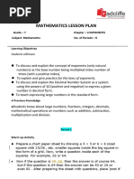 Class 8th Lesson Plan Maths Chapter 3 UNDERSTANDING QUADRILATERALS ...
