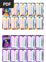 Tablas de Multiplicar Sonic | PDF