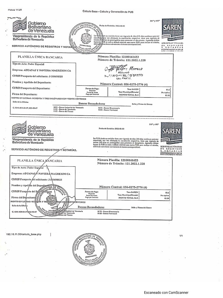 Poder Pablo Di Bacco y Cedula | PDF