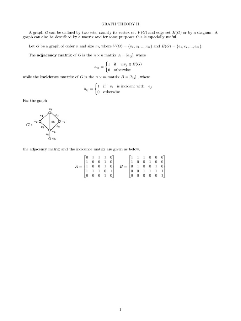 GraphTheory II | PDF | Vertex (Graph Theory) | Graph Theory