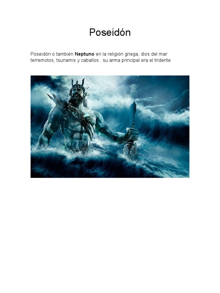 Poseidón 1 | PDF