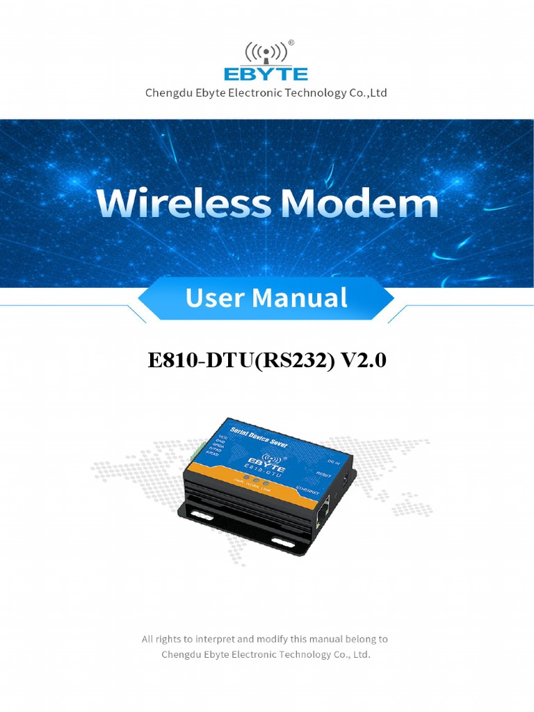 E 810 Dtu | PDF