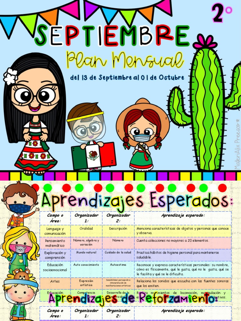 Planeación Septiembre | PDF | Aprendizaje | Salón de clases