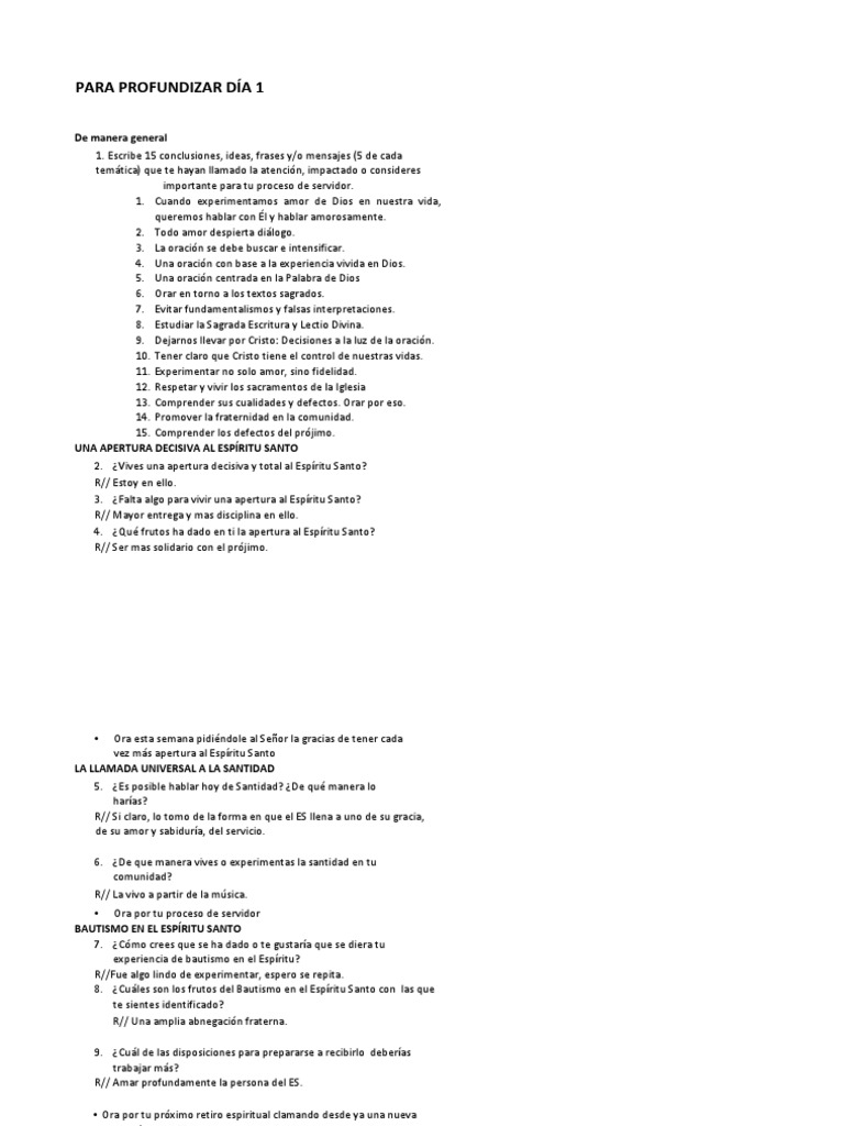 Tarea Danilo | PDF | Oración | espíritu Santo