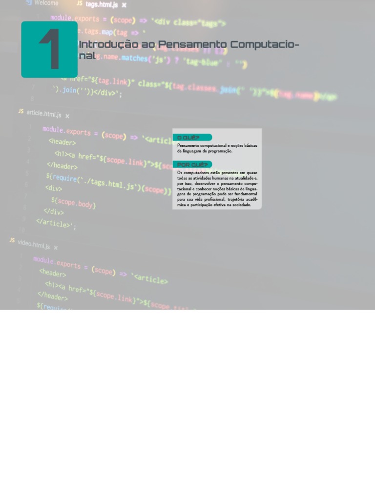 Pensamento Computacional - Professor | PDF | Algoritmos | Pensamento