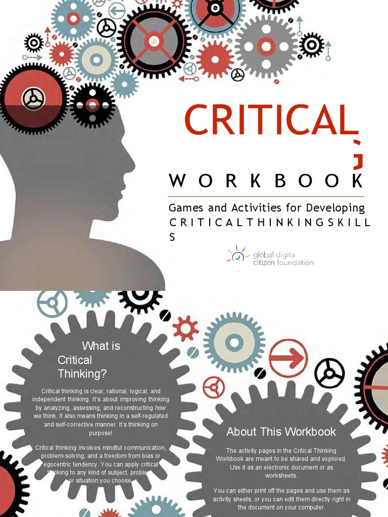 Critical Thinking Workbook | PDF | Critical Thinking | Thought