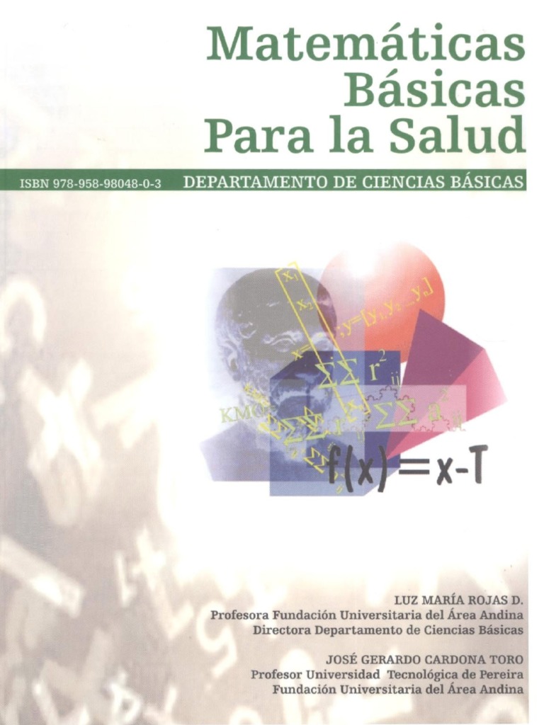 Matematicas Basicas para La Salud 1 Edicion | PDF