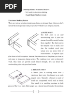 Joints and Splices in Carpentry | PDF | Woodworking