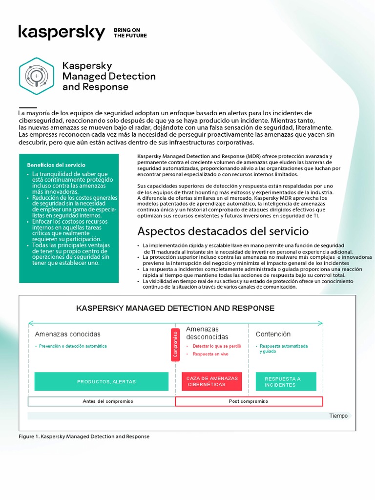 Kaspersky Managed Detection and Response Datasheet - Es | PDF