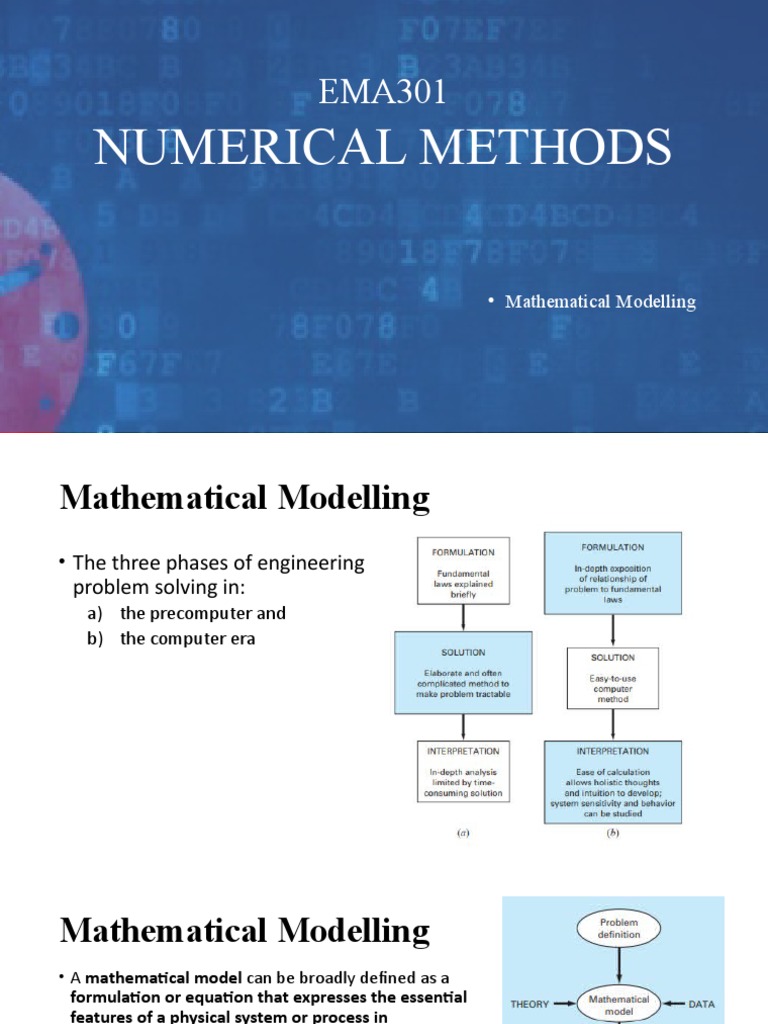 1 Mathematical Modelling (Part 1) | PDF | Mathematics | Mathematical Model