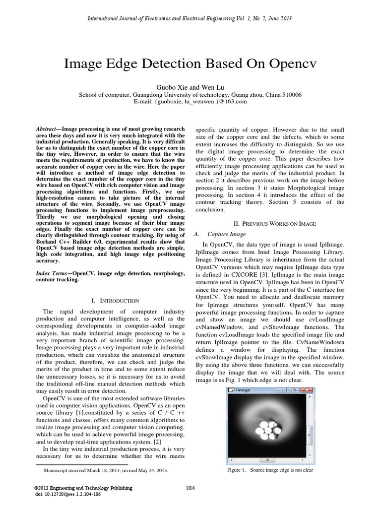 Img Edge Detection Pdf Computer Science Imaging