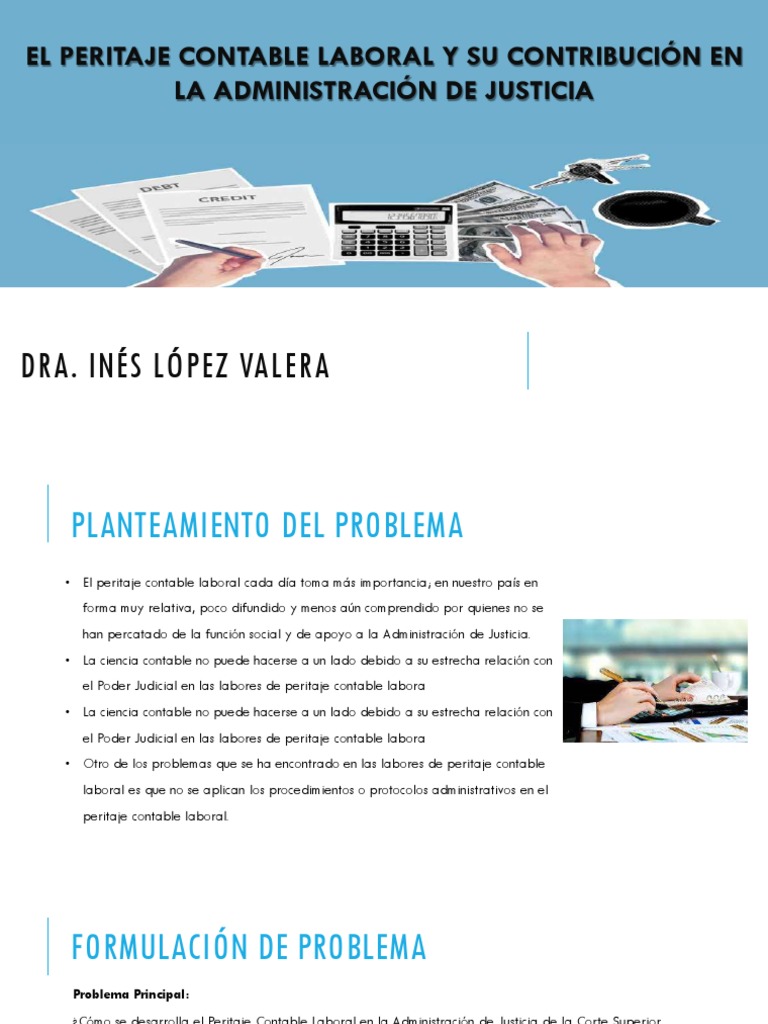 El Peritaje Contable Laboral y Su Contribucion A La Administracion de ...