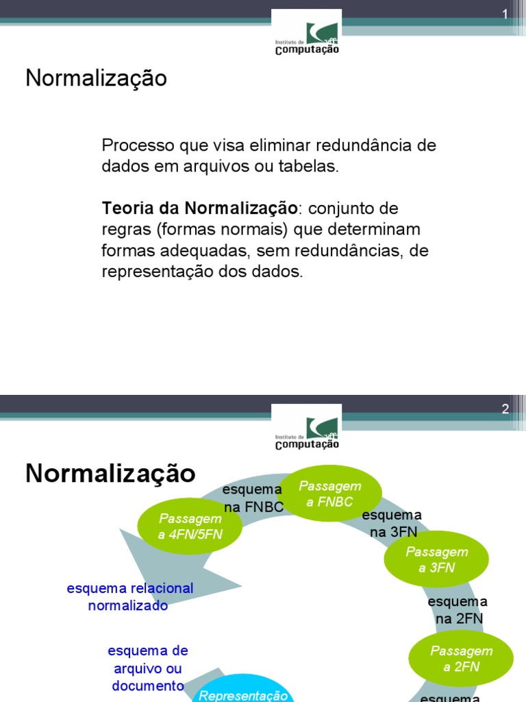Normalização | PDF | Recuperação de informação | Dados
