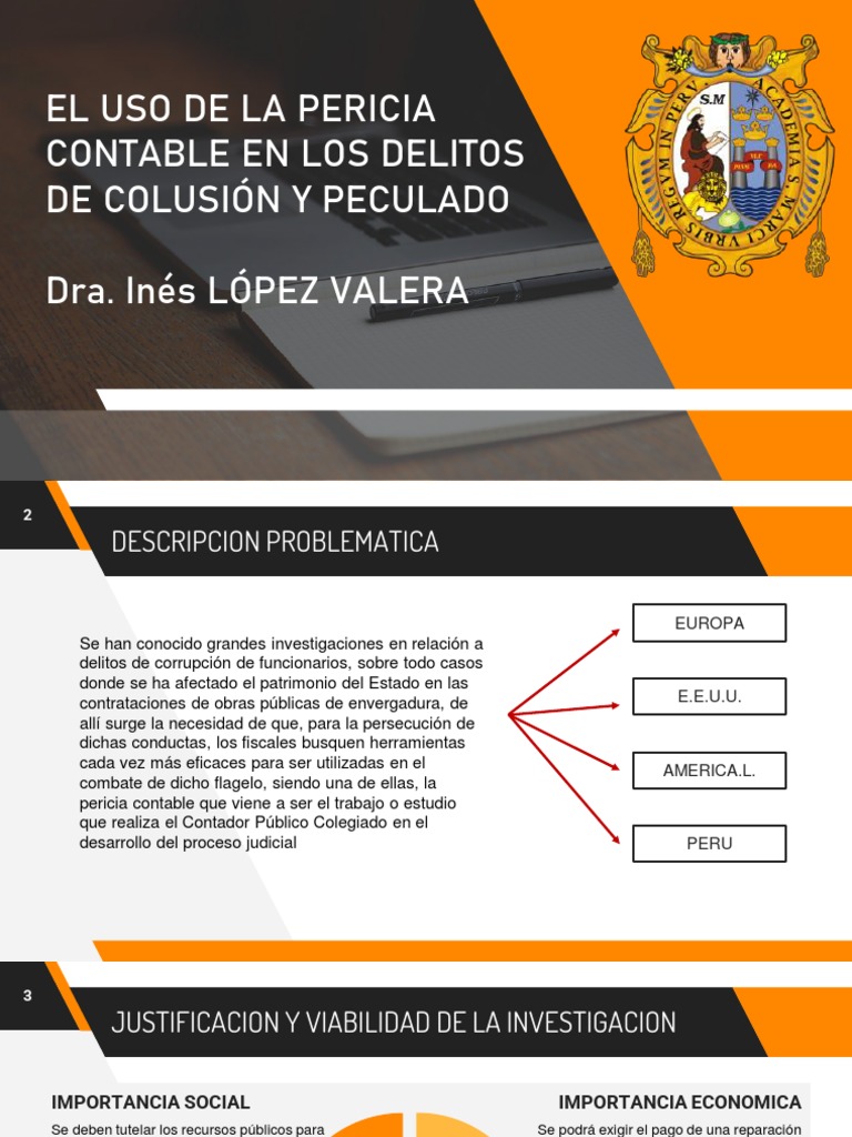 El Uso de La Pericia Contable en Los Delitos de Colusion y Peculado ...