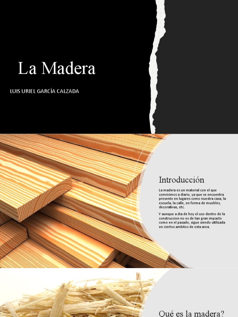 Presentación MADERA | PDF | Madera